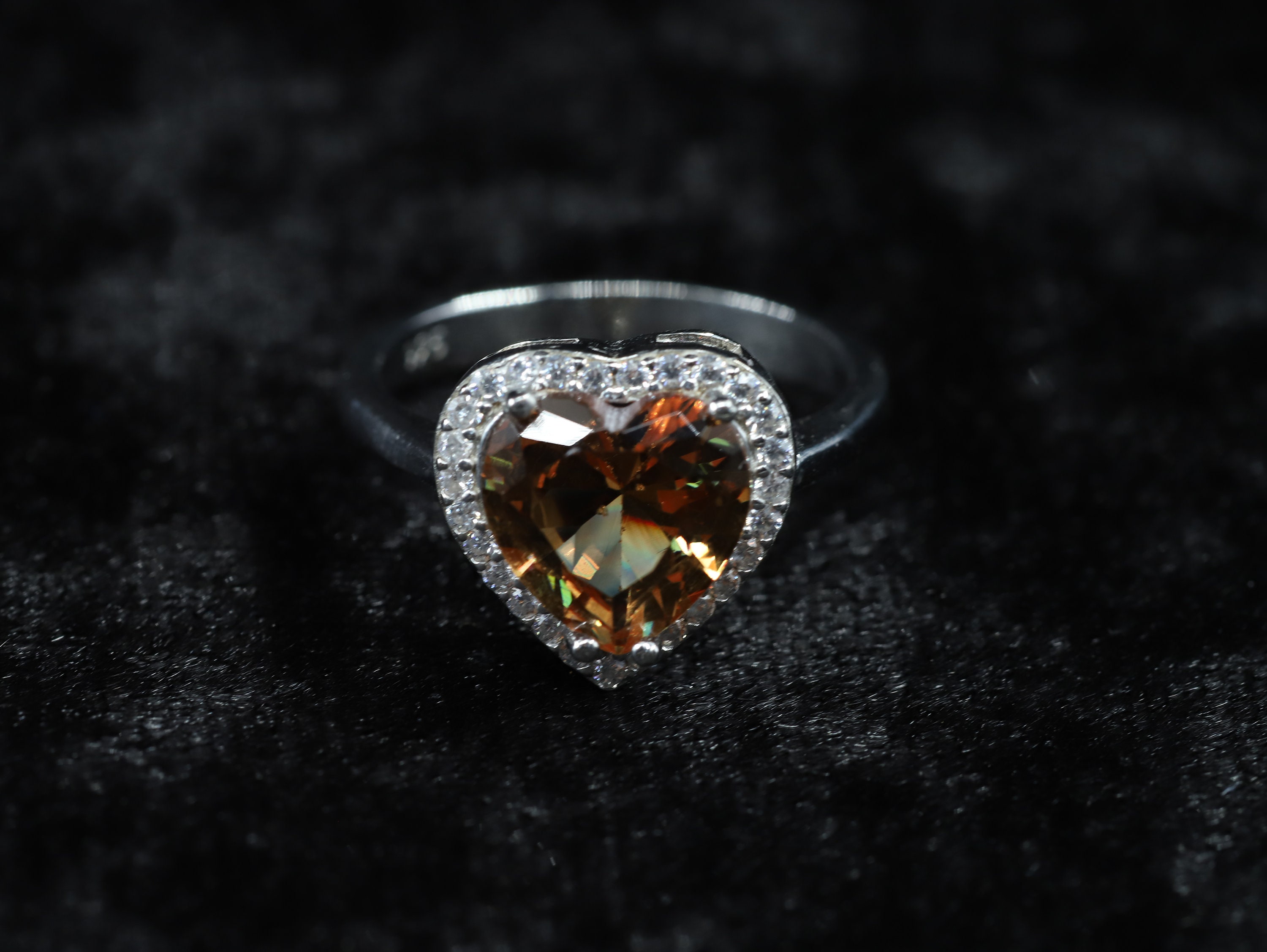 Heart Cut Women Zultanite Engagement Ring Zultanite Stone Sterling ...