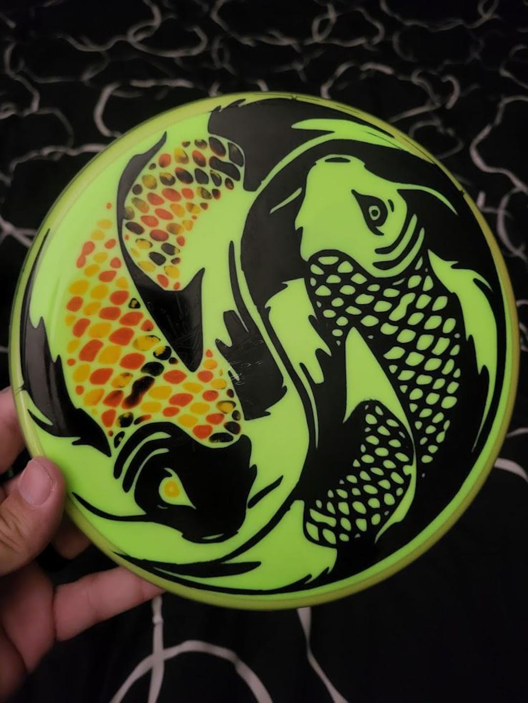 Custom Dyed Disc Golf Disc - Dr Boggs Discs - Customer Supplied - Etsy