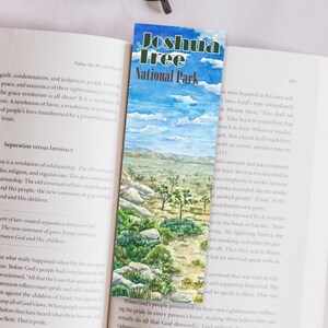 Joshua Tree National Park Printable Bookmark, Watercolor Bookmarks ...