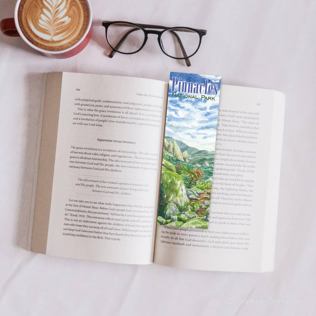 Pinnacles National Park Printable Bookmark, Watercolor Bookmarks ...