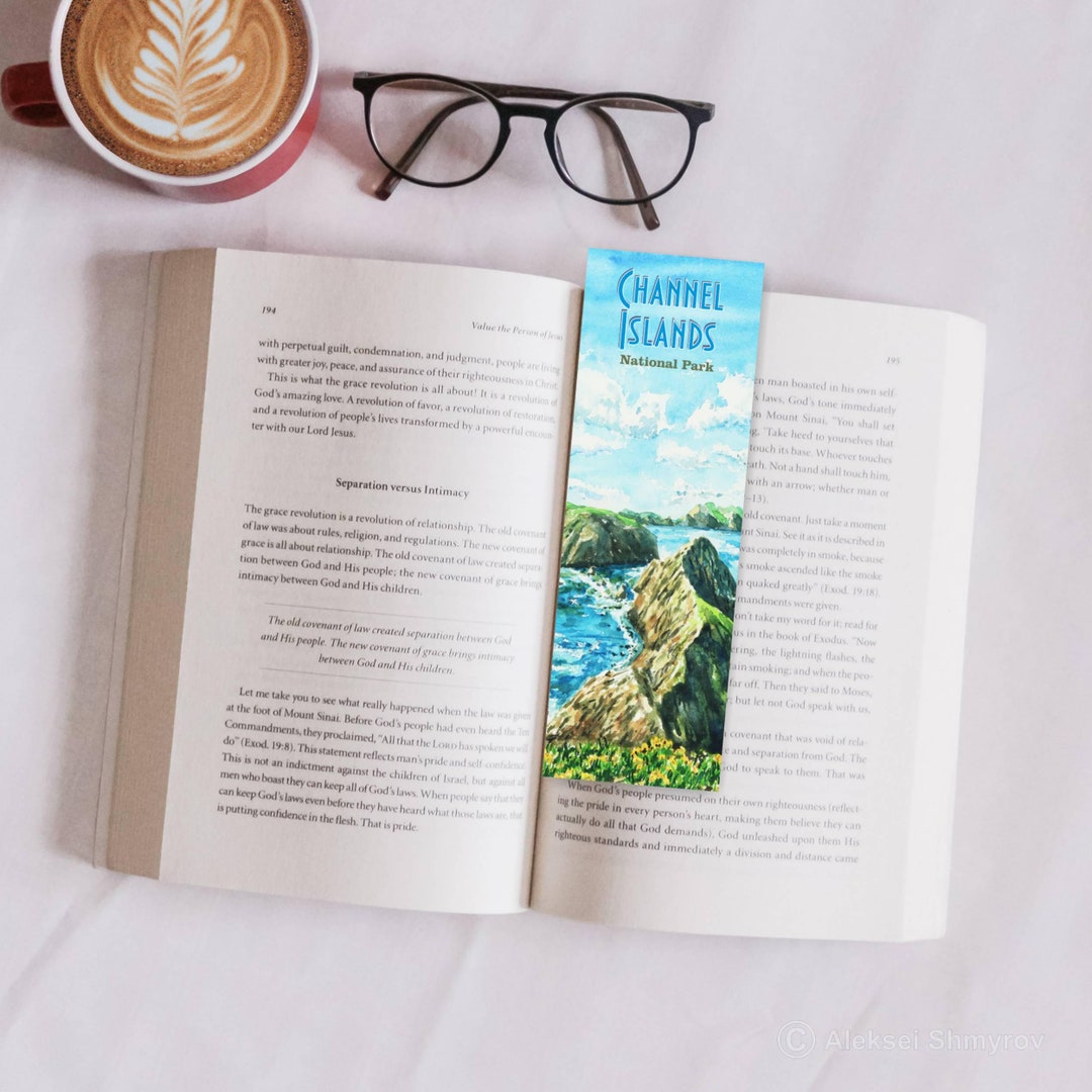 Channel Islands National Park Printable Bookmark, Watercolor Bookmarks ...