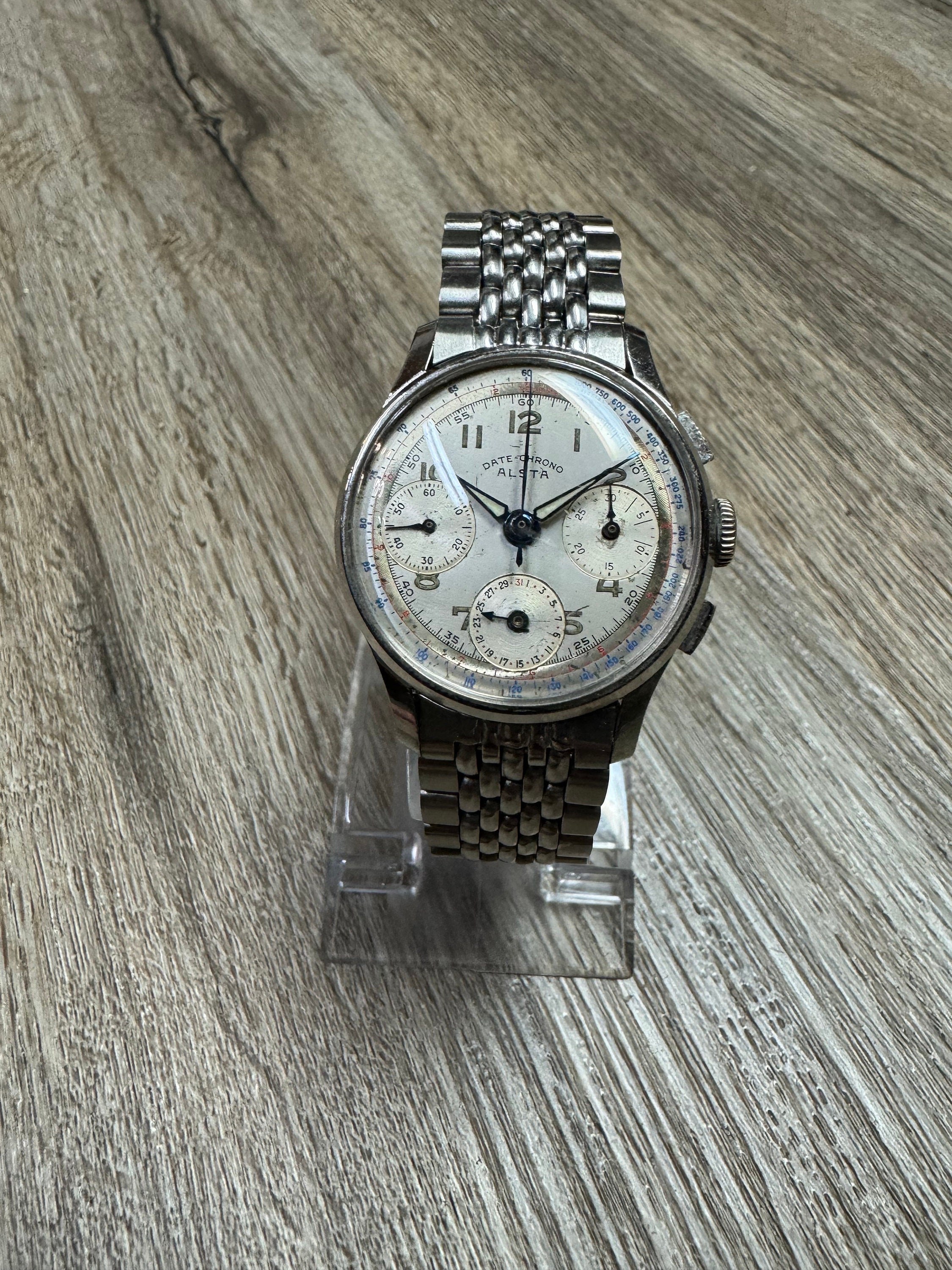 Vintage Alsta Date-chrono - Etsy