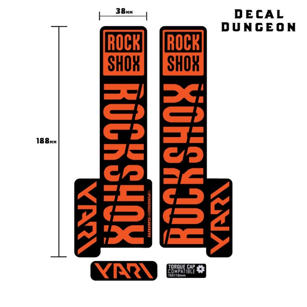 Rockshox Yari Sticker - Etsy