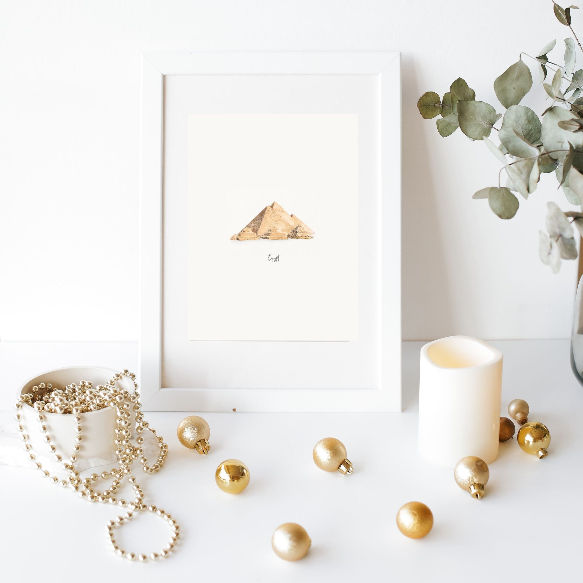 Egypt Pyramid Digital Download Printable Modern Art, Home Decor ...