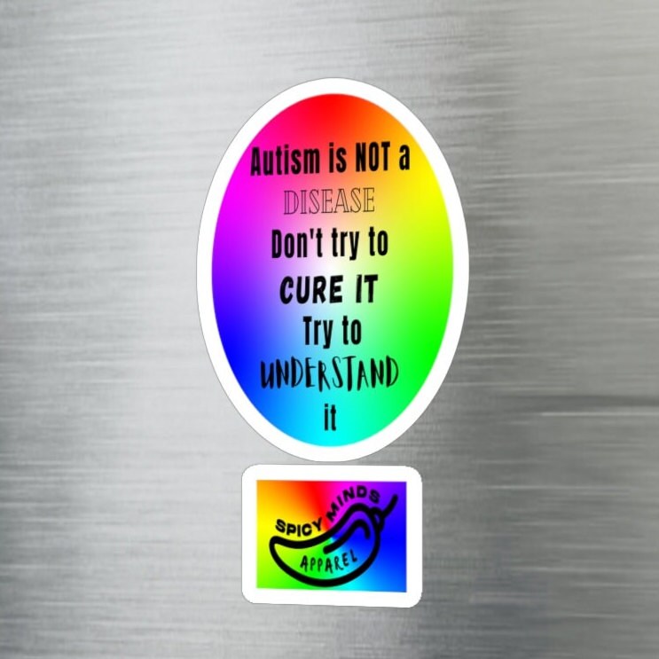 Understand Autism Sticker Neurodiversity Sticker Support - Etsy