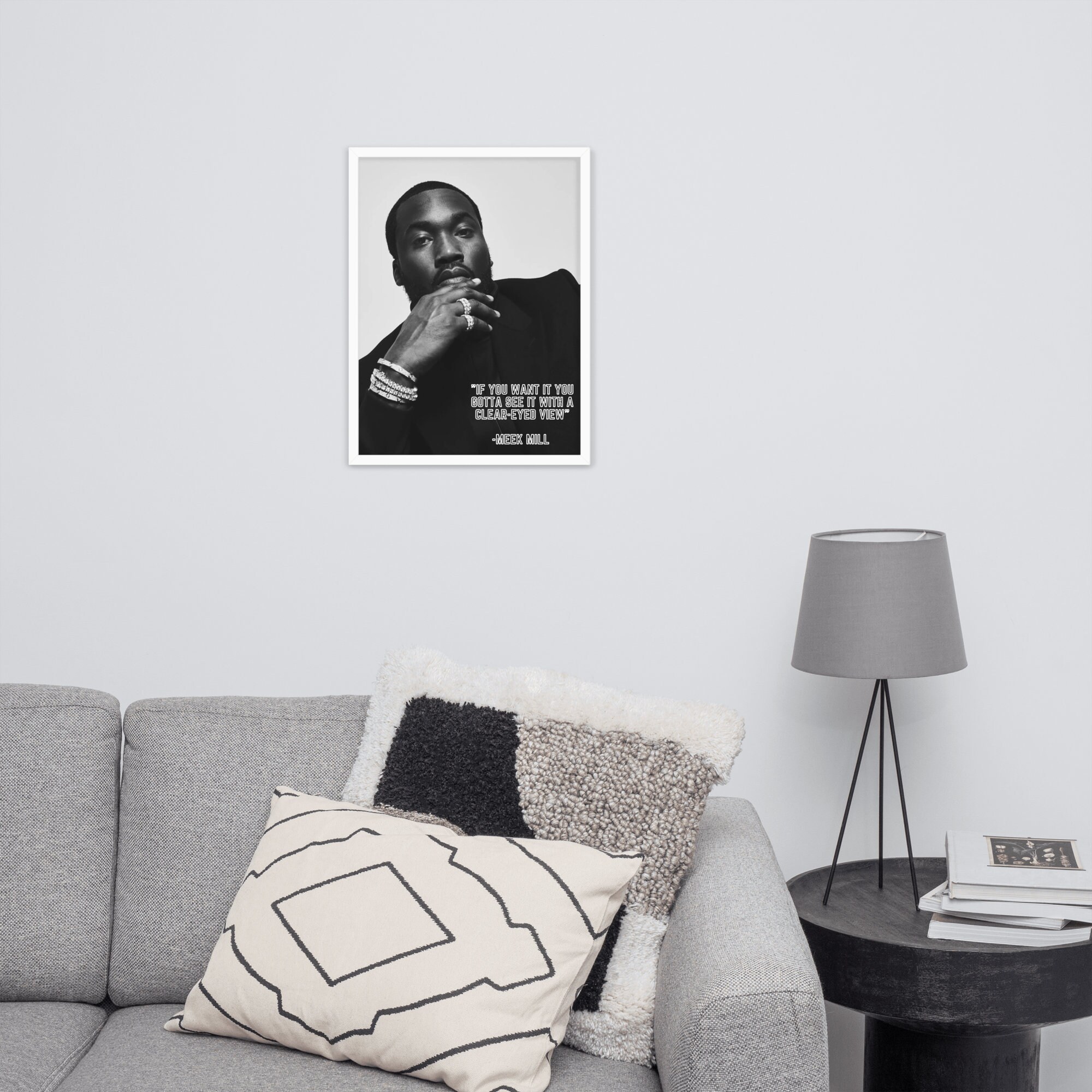 Inspirational Hip Hop Quote Framed Poster - Meek Mill - Etsy