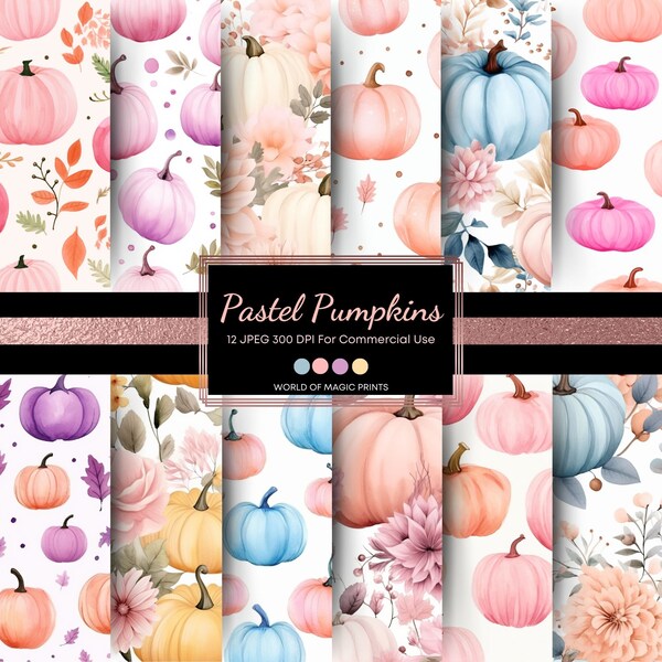 Watercolor Pumpkin - Etsy