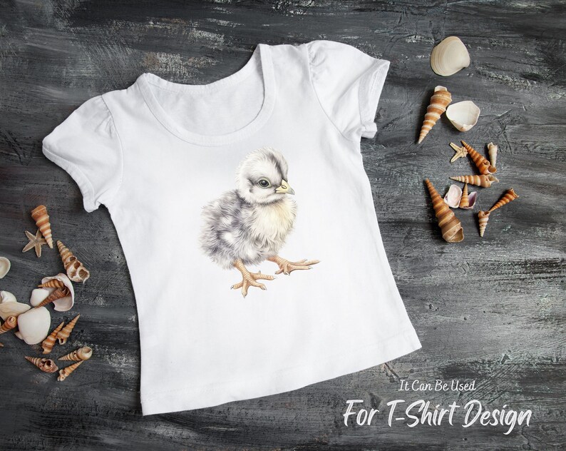 Pastel Watercolor Chick Clipart, Cute Baby Chicken, 15 PNG Files for ...