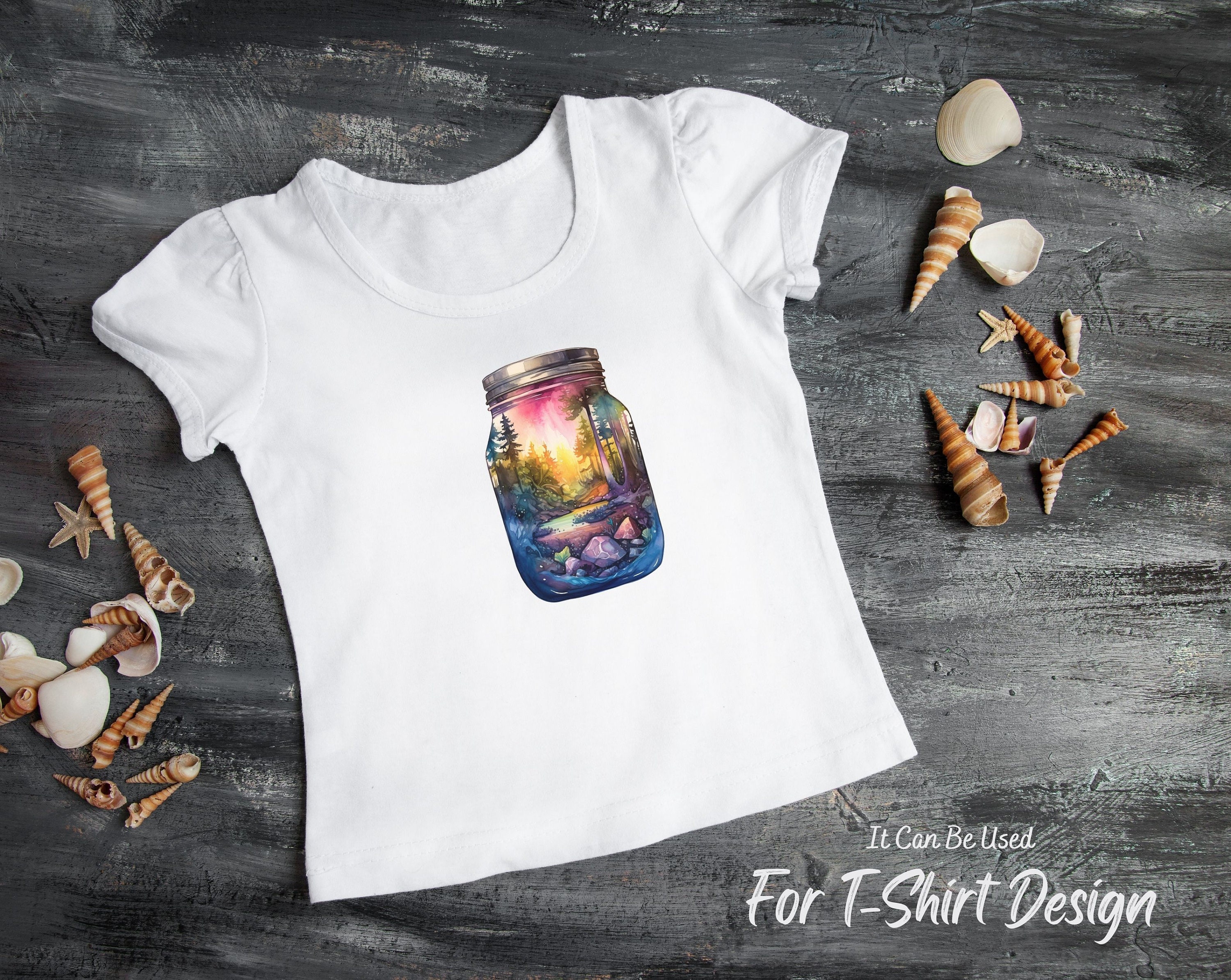 Magic Jar Clipart 40 PNG Watercolor Clip Art Magical Fantasy, Fairytale ...