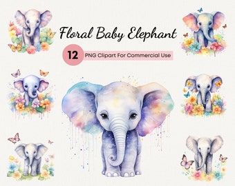 DIY Editable Elephant Boy Water Bottle Wrapper Label Digital - Etsy