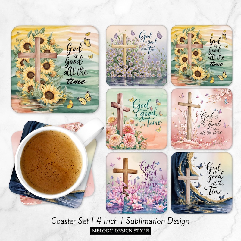Bible Verse Coasters - Etsy