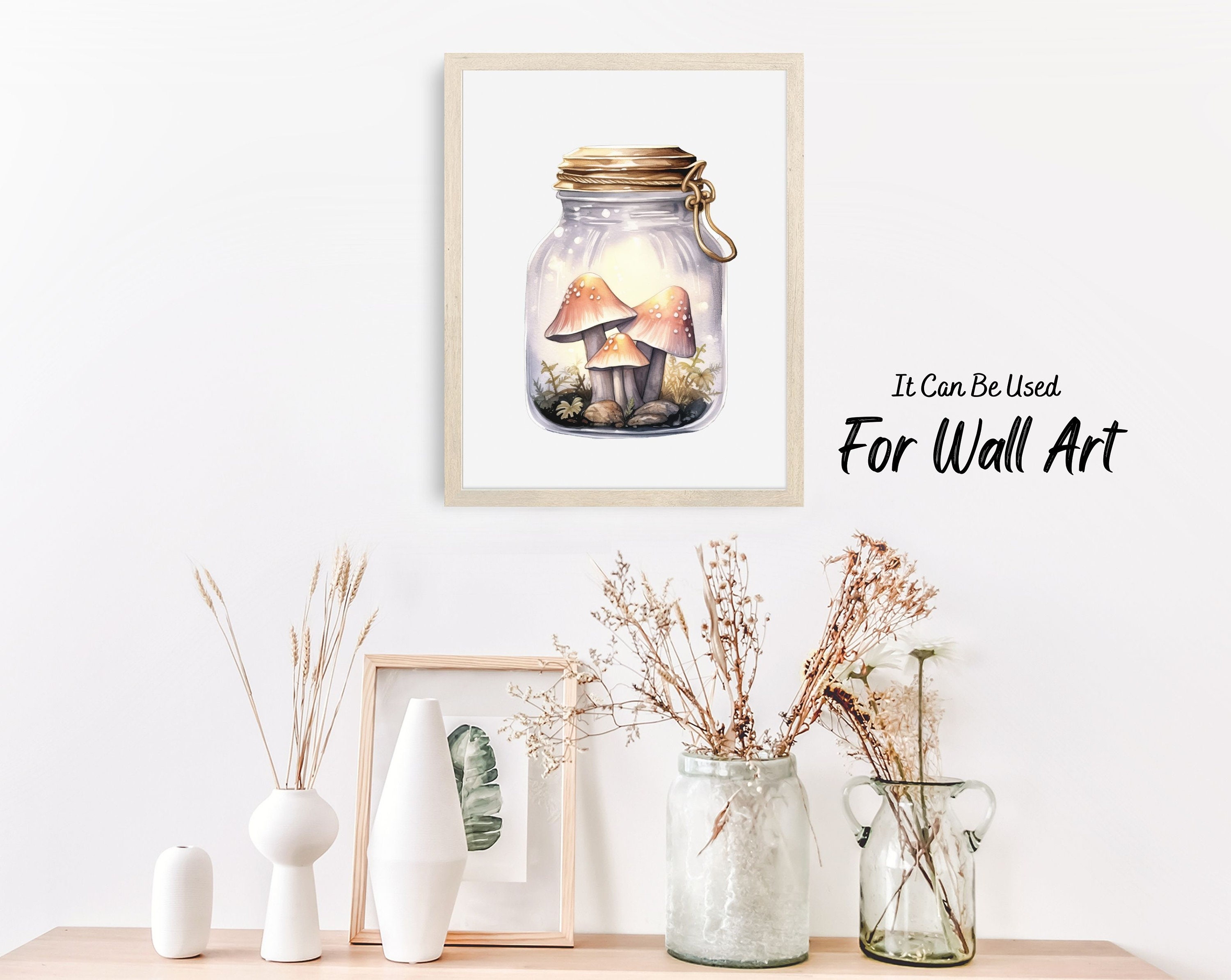 Magic Jar Clipart 40 PNG Watercolor Clip Art Magical Fantasy, Fairytale ...