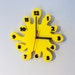 Paint Splat Clock Wall Mounted Colourful - Etsy