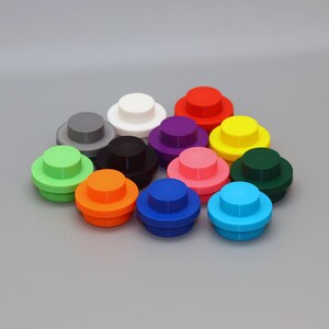 Childrens Bedroom Decor Cupboard Drawer Door Knob Pull Lego Stud Handle ...