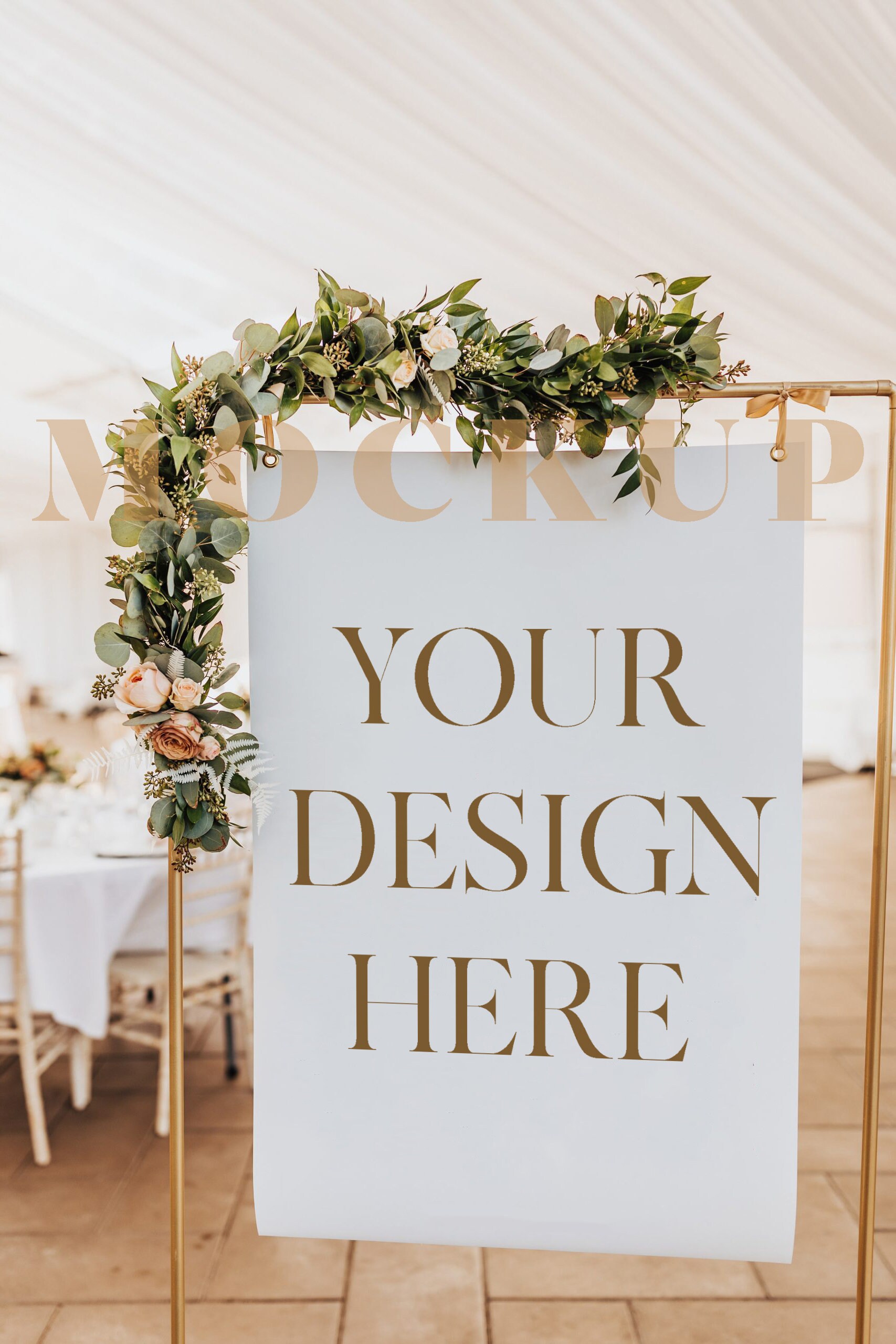 Hanging Sign Arch Mockup. Artwork Wedding Artist Frame Poster (102) - Etsy