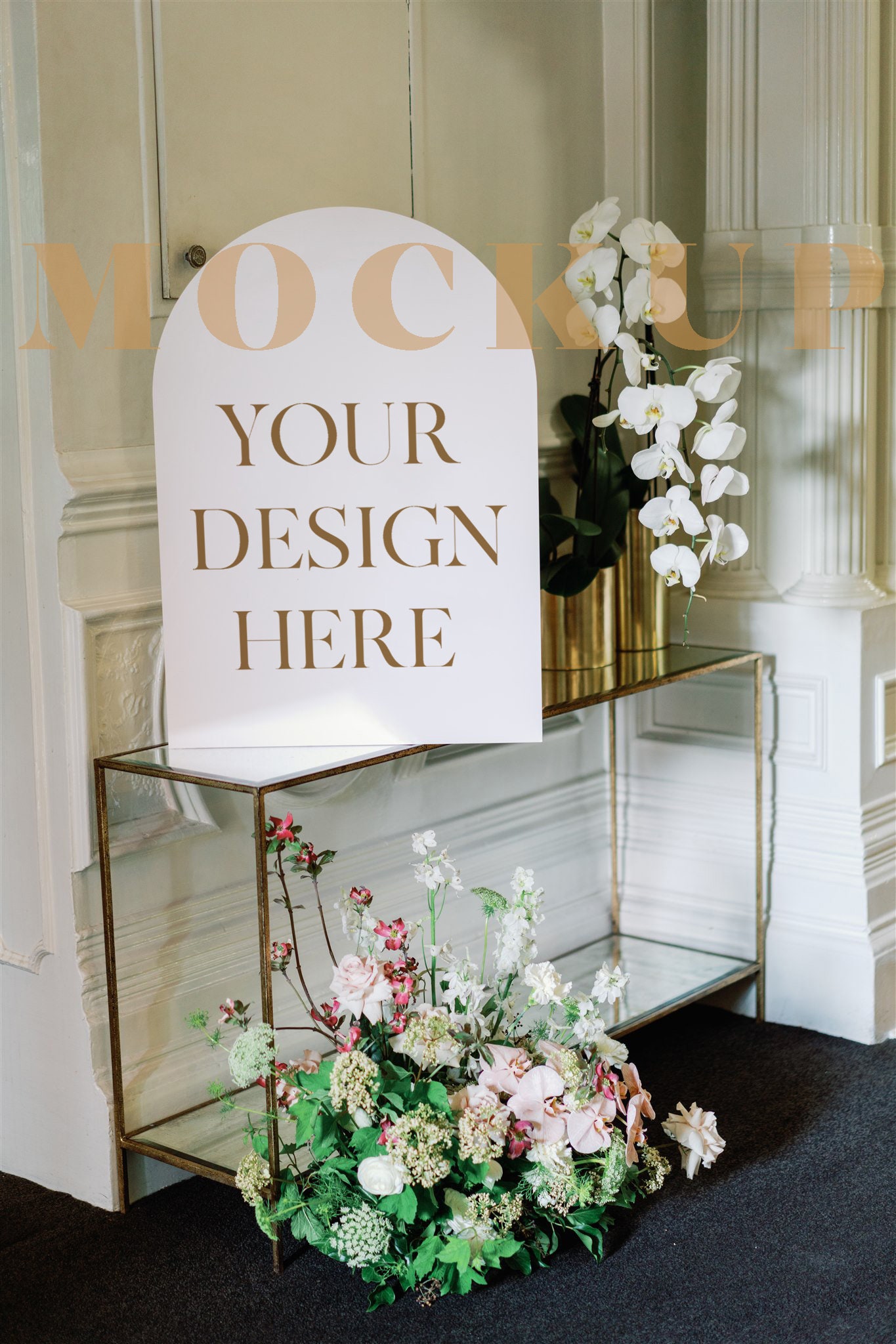 Arched Sign Mockup. Wedding Menu Arch Seating Table Plan (15) - Etsy