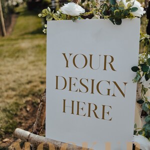 Easel Sign Mockup. Artwork Wedding Table Plan (108) - Etsy