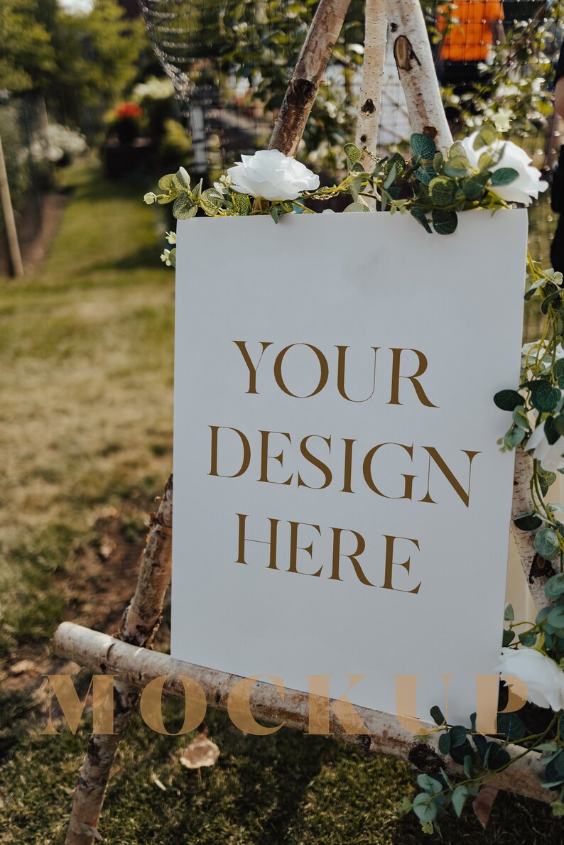 Easel Sign Mockup. Artwork Wedding Table Plan (108) - Etsy