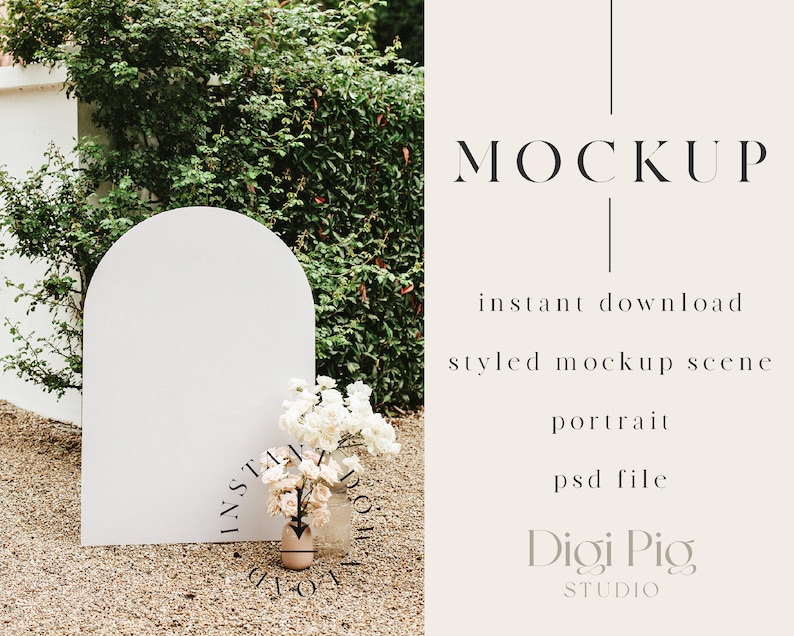 Sign Arch Mockup. Artwork Wedding Artist Frame Poster 131 - Etsy