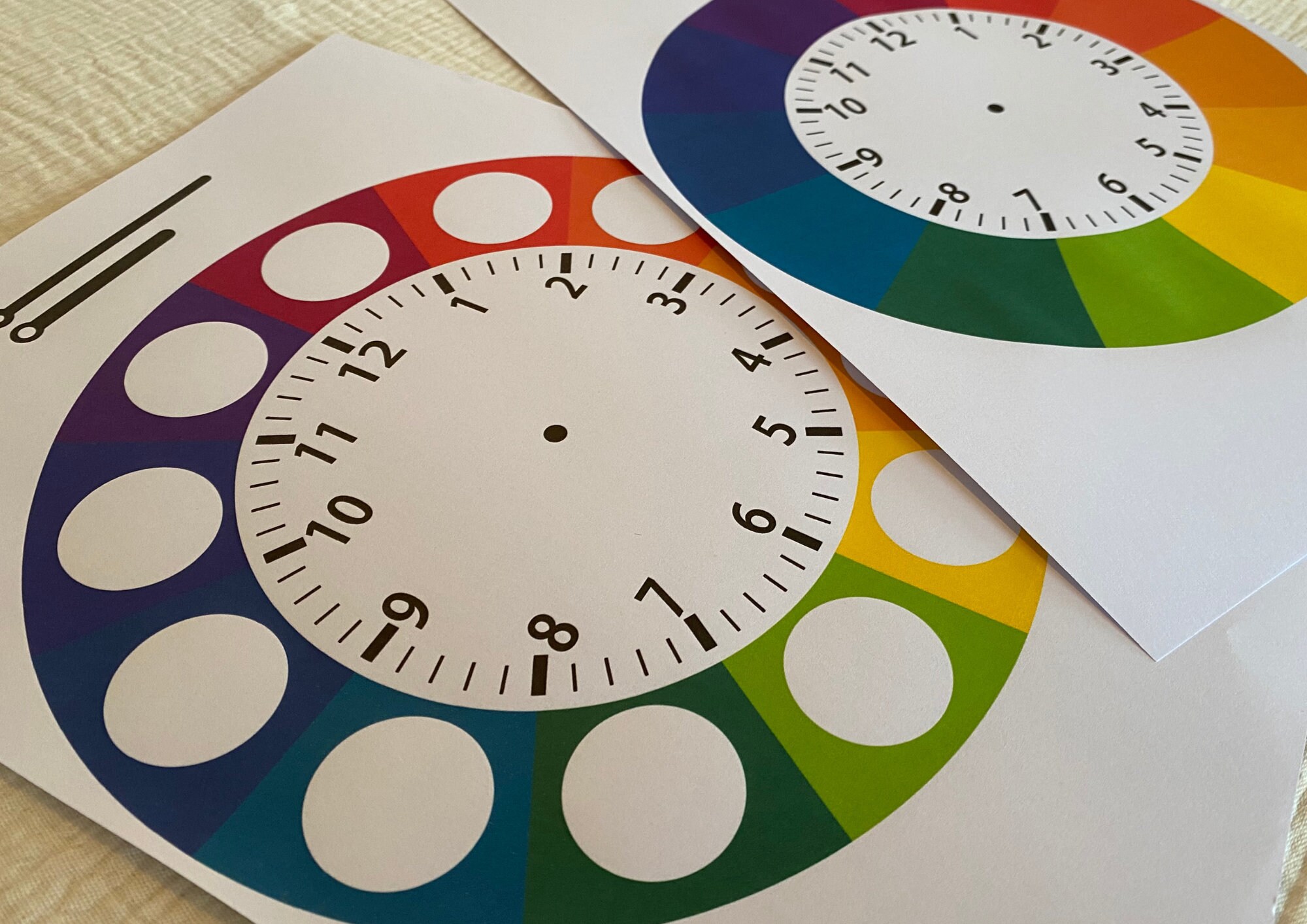 Children's Wall Clock, Daily Routine for Children, Daily Routine for ...