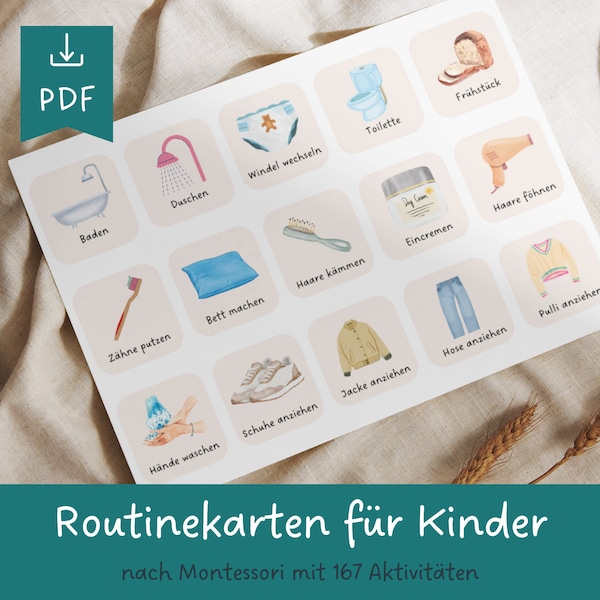 Routinekarten kinder - Etsy.de