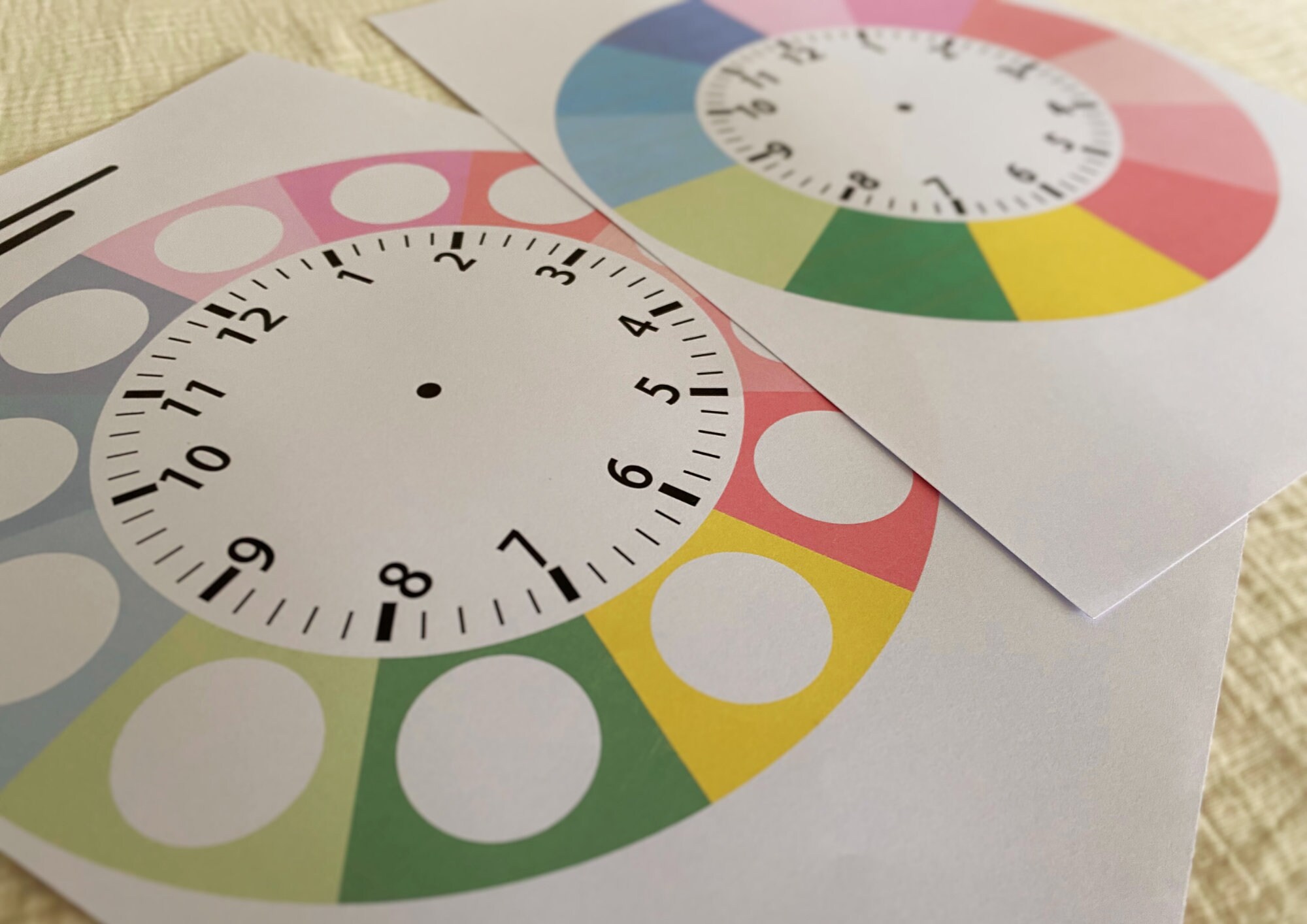 Children's Wall Clock, Children's Daily Routine, Children's Daily ...