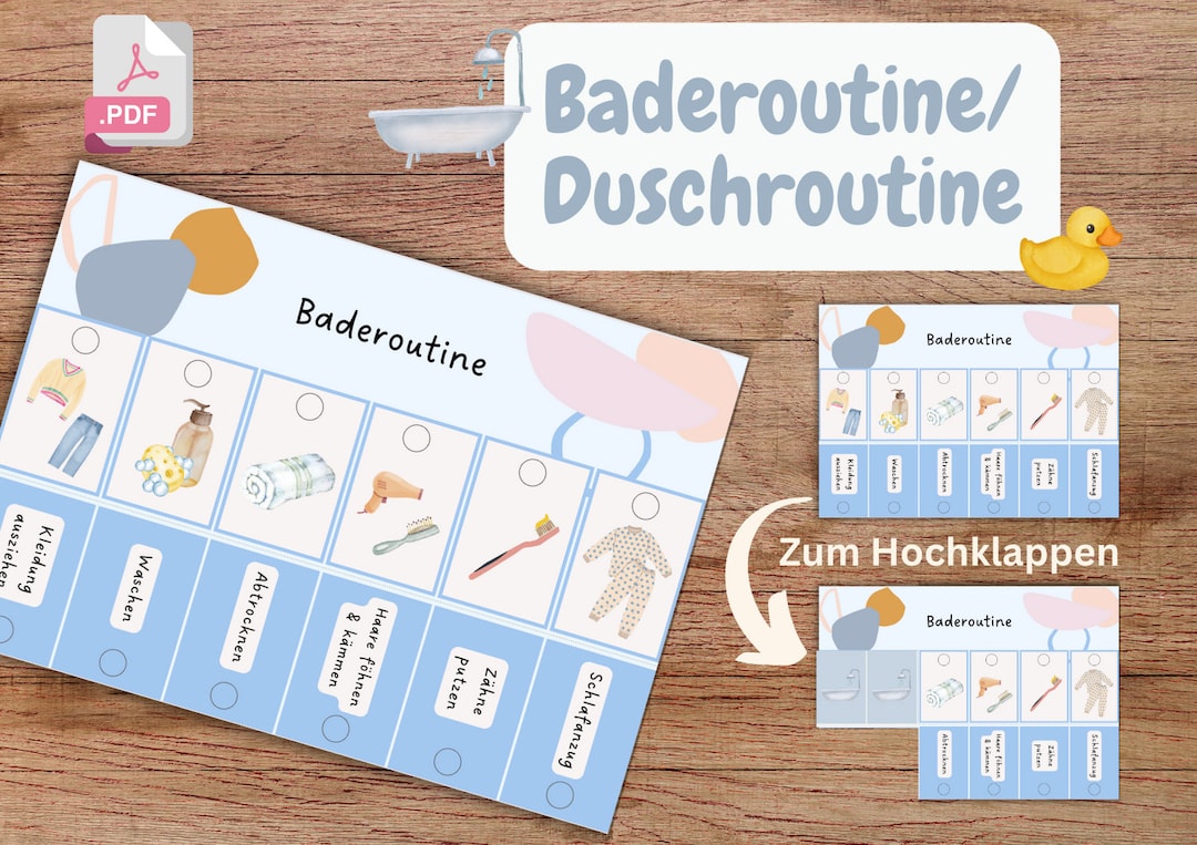 Routine Plan for Children, Bath Routine, Evening Routine Children ...