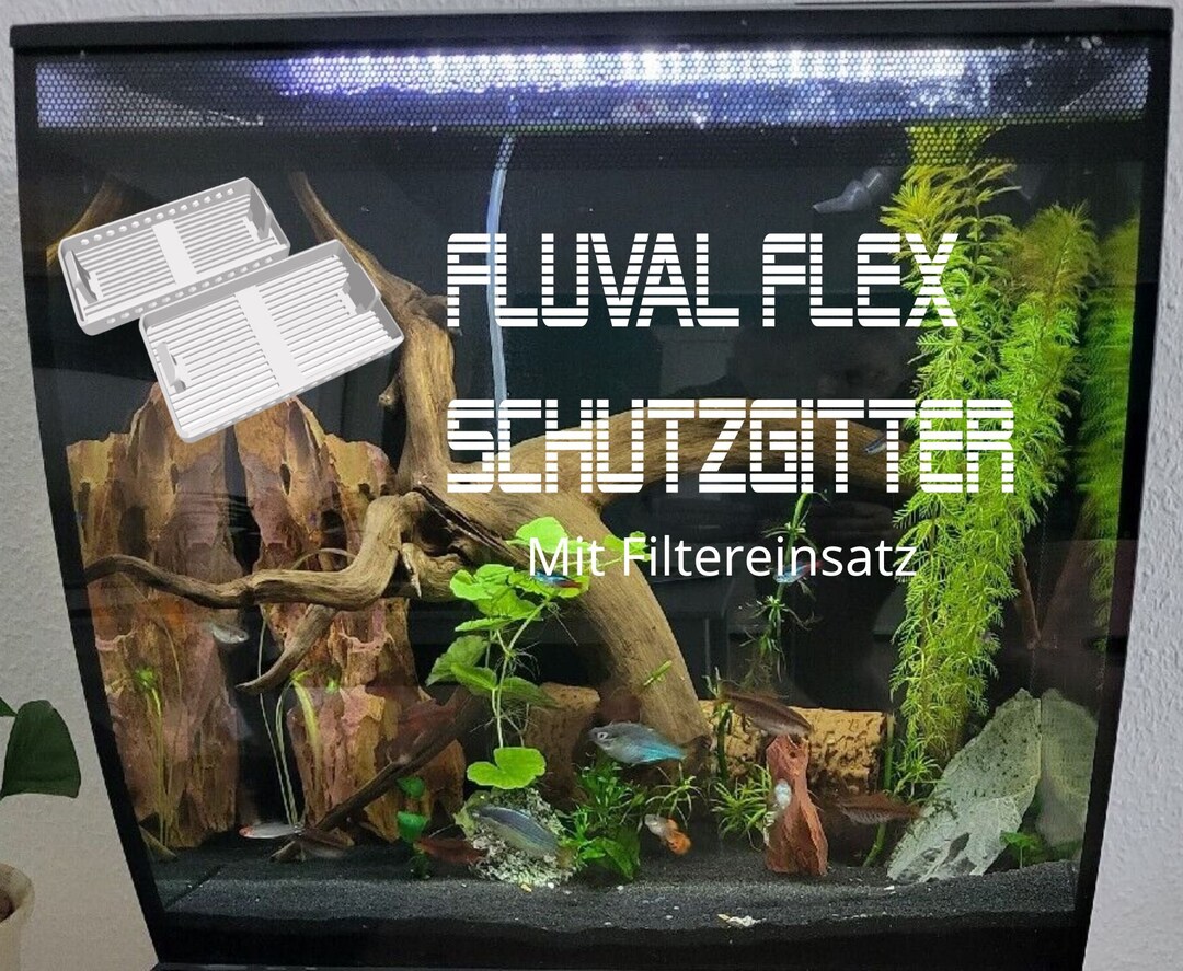 Fluval Flex 34-57 Liter Intake Cover Aquarium Drain Protection Grid for ...