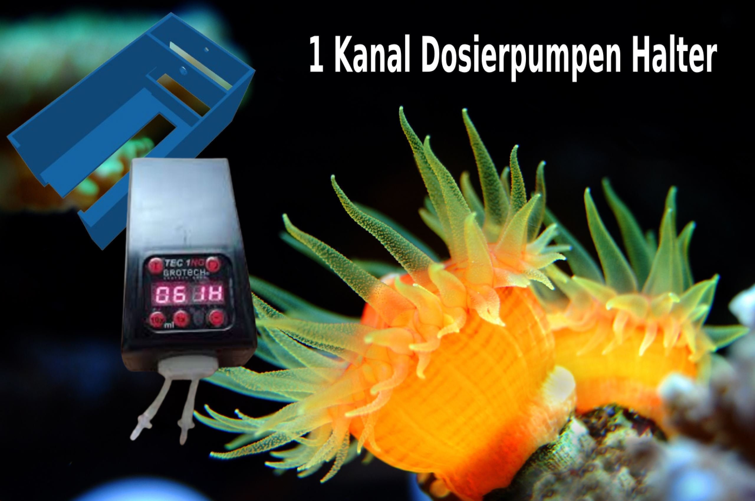 For Grotech TEC 1 MG Dosing Pump Aquarium Holder for Screwing or Gluing ...