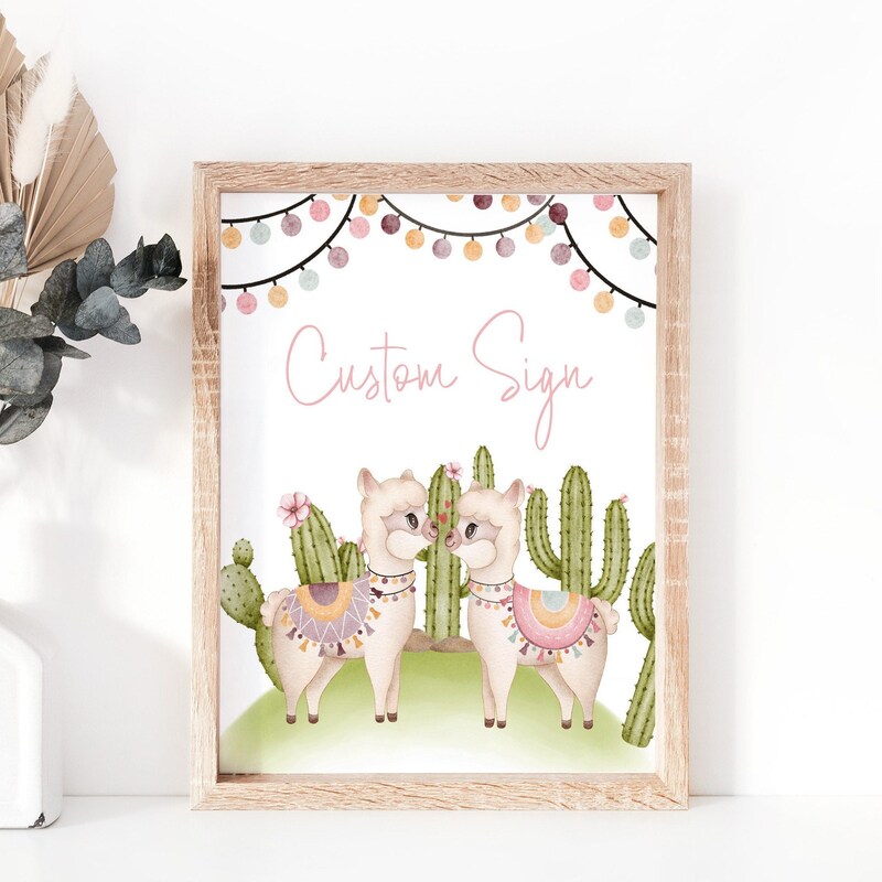 Llama Table Decor - Etsy