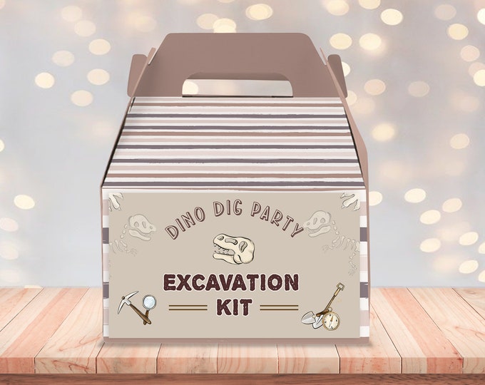 Dino Dig Party Kit, Dinosaur Birthday, Dinosaur Invitation ...