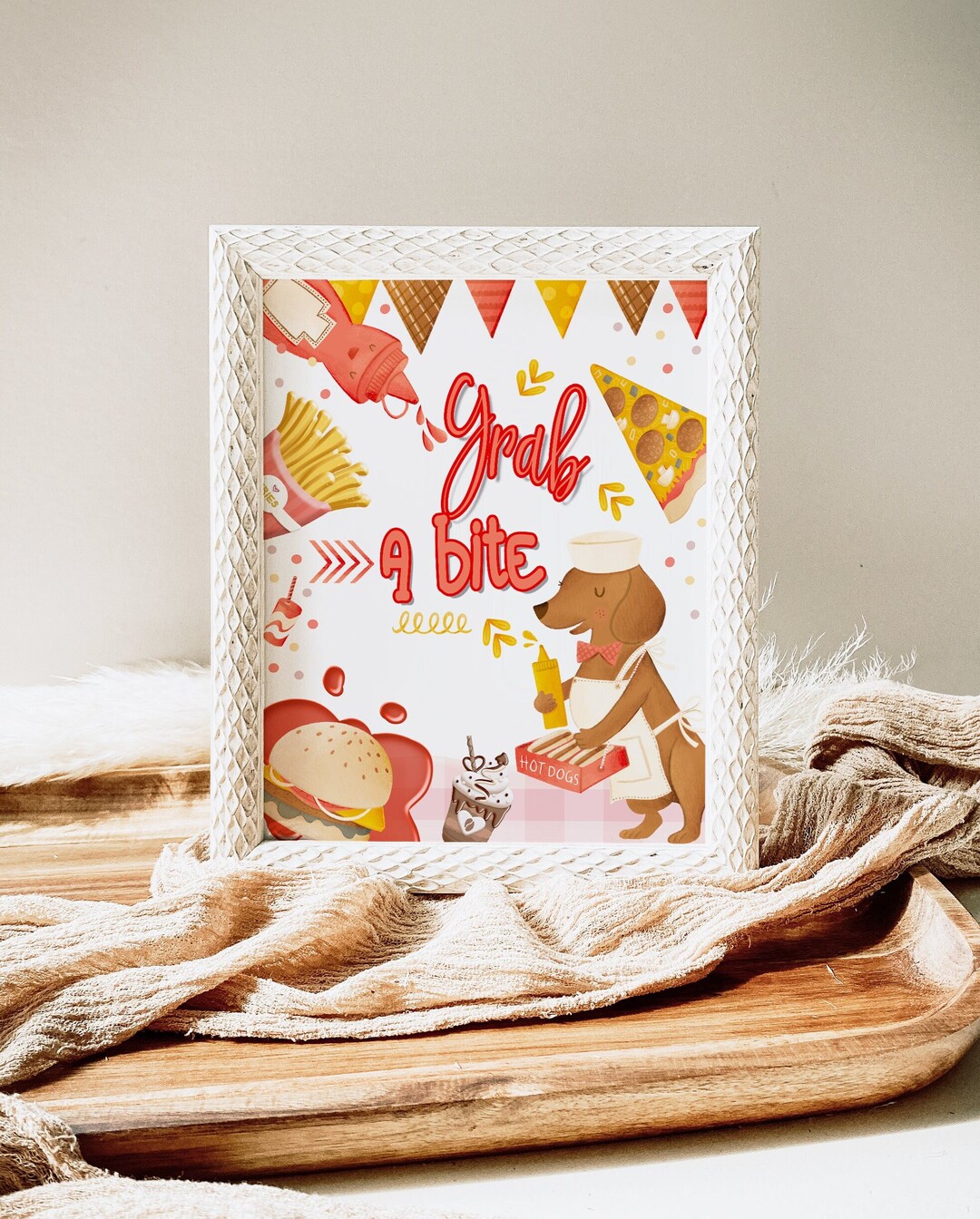 Printable Buffet Table, BBQ Sign, Party Sign,table Sign, Birthday Decor ...