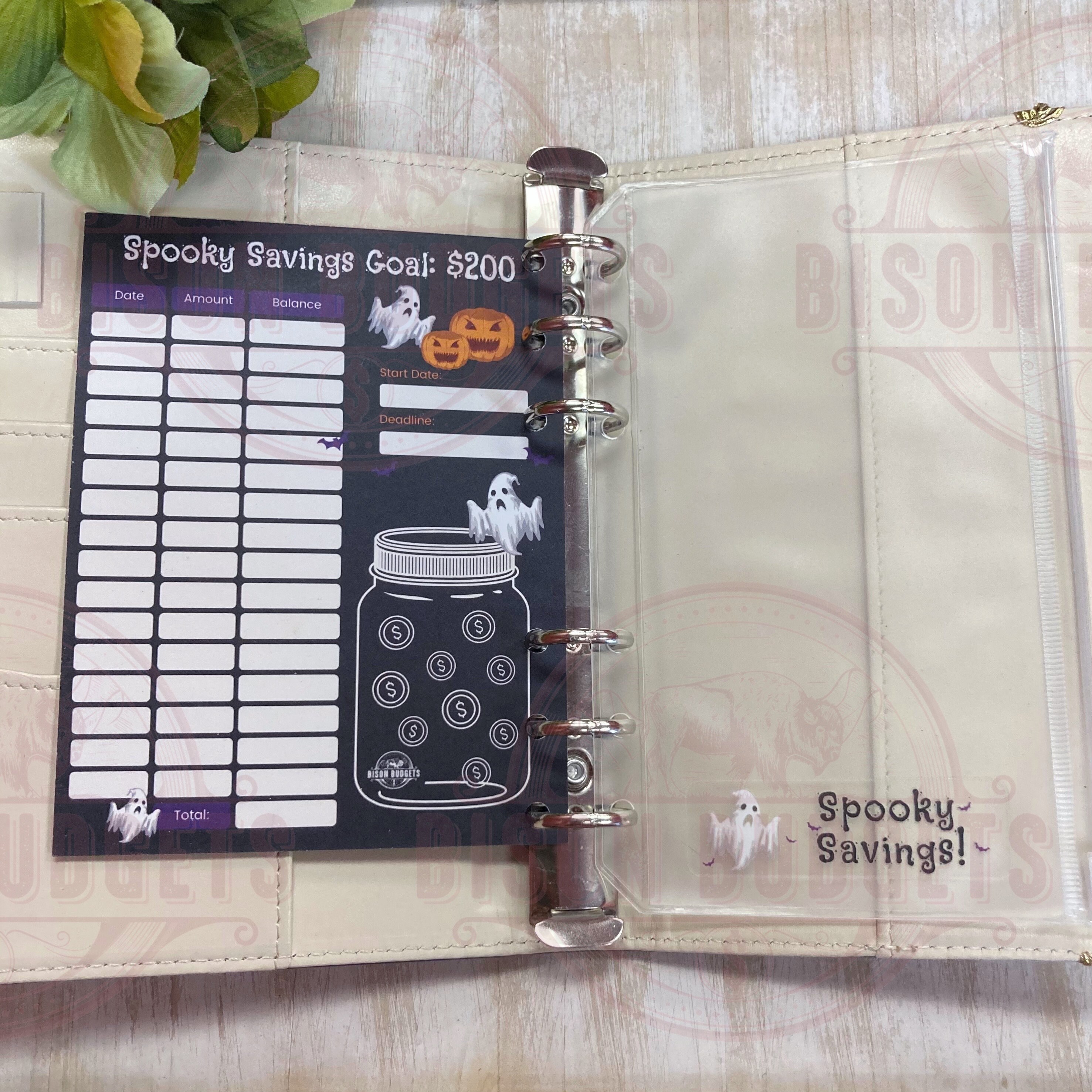 Spooky Savings, Halloween Savings Challenge Scratch off Card, 200 A6 ...