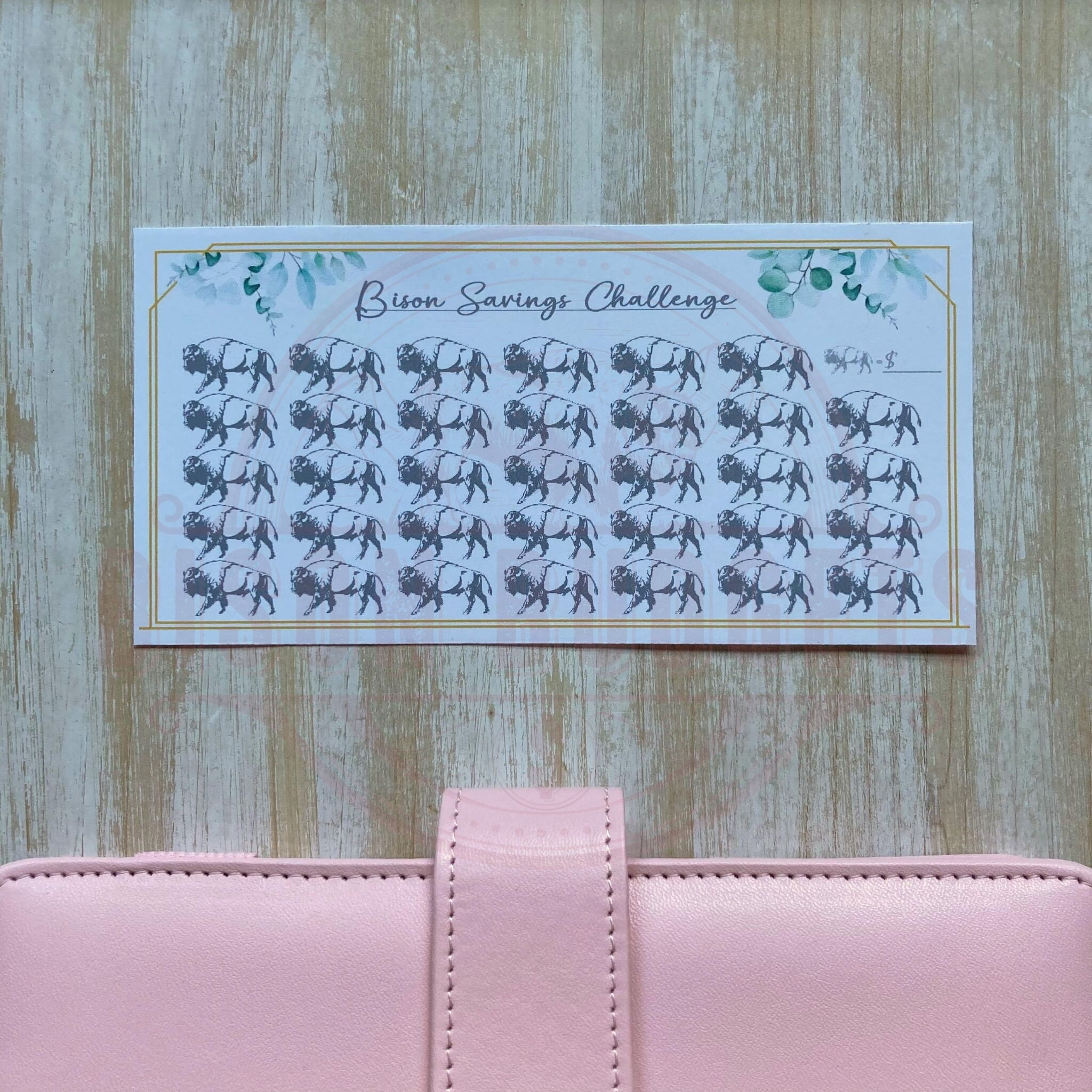 Bison Custom Savings Challenge Buffalo Cow Cattle Farm Ranch Savings ...