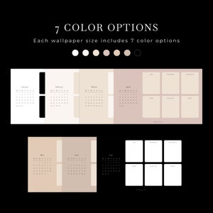 2024 Desktop Organizer, Wallpaper Organizer With 2024 Calendar, Laptop ...