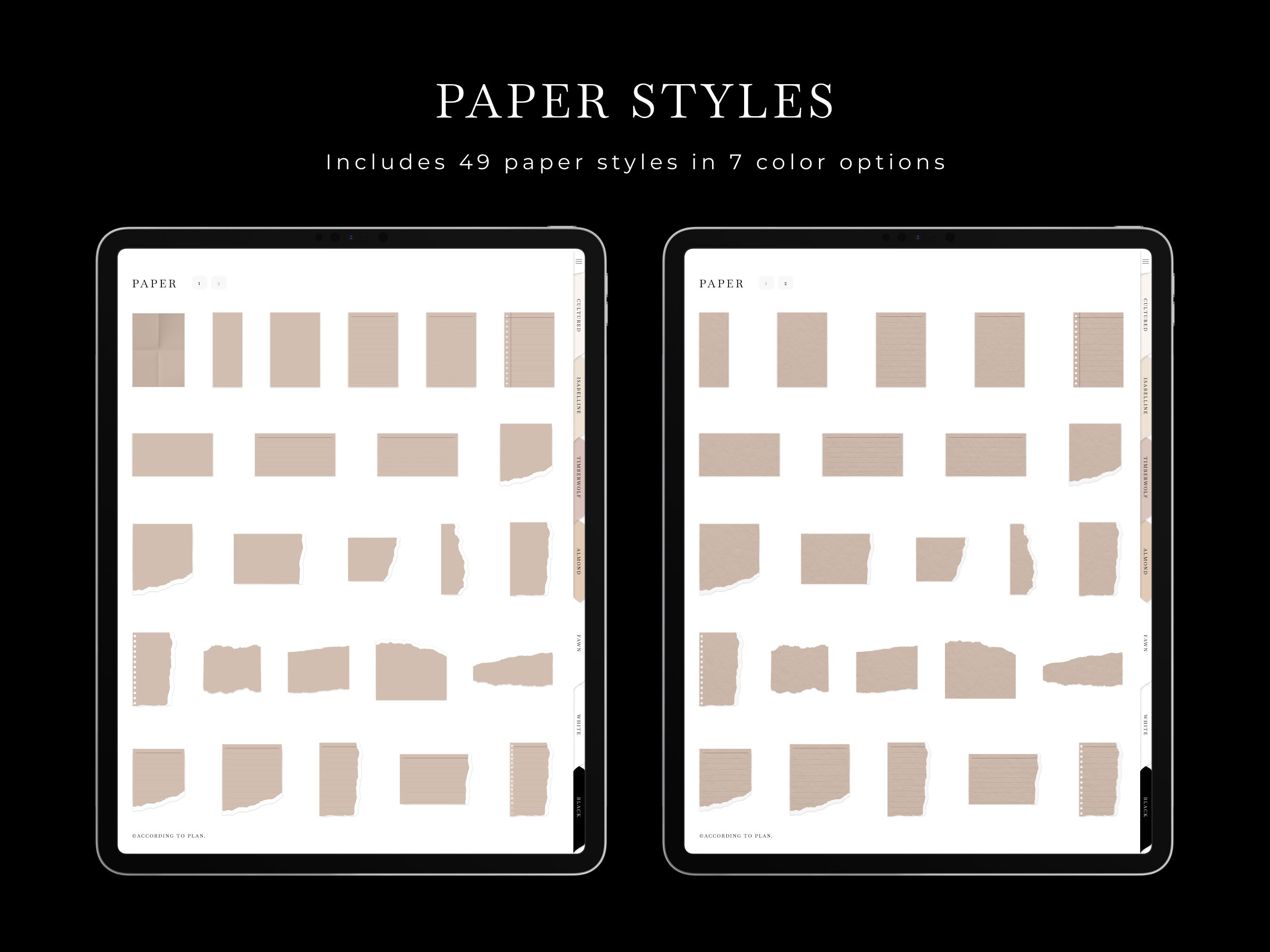 Torn Paper Pre Cropped Digital Stickers Digital Sticky Notes - Etsy