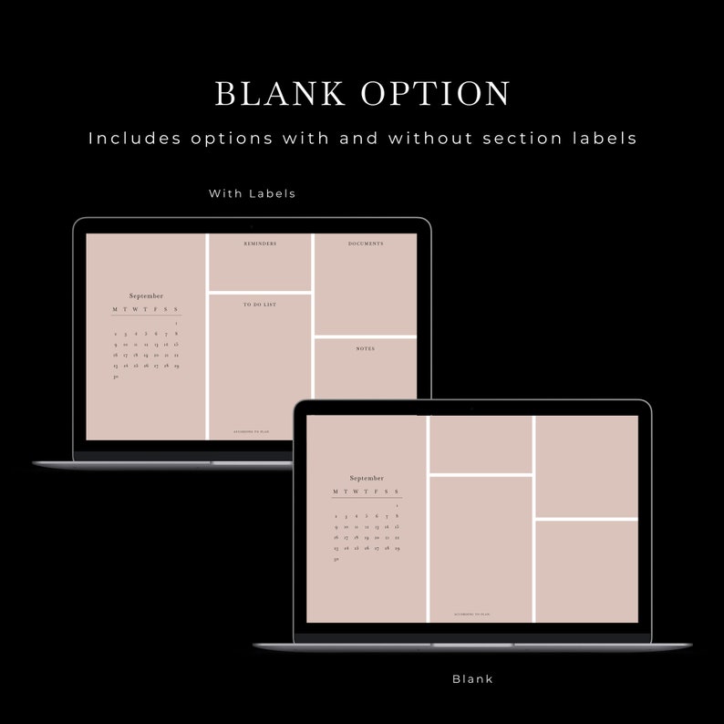 2024 Calendar Desktop Organizer, MacBook Organizer, Monthly Calendar ...