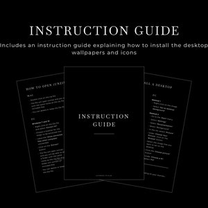 Desktop Organizer Wallpaper With Desktop Folder Icons, Aesthetic Black ...