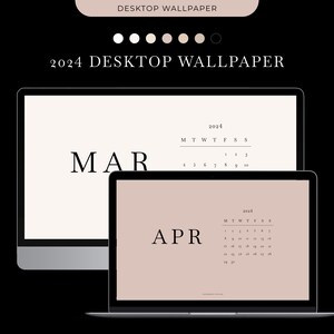 2024 Desktop Wallpaper, 12 Month 2024 Calendar, Monthly Calendar Mac ...