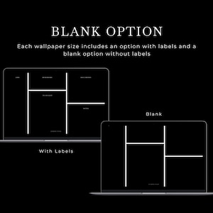 Desktop Organizer Wallpaper With Desktop Folder Icons, Aesthetic Black ...