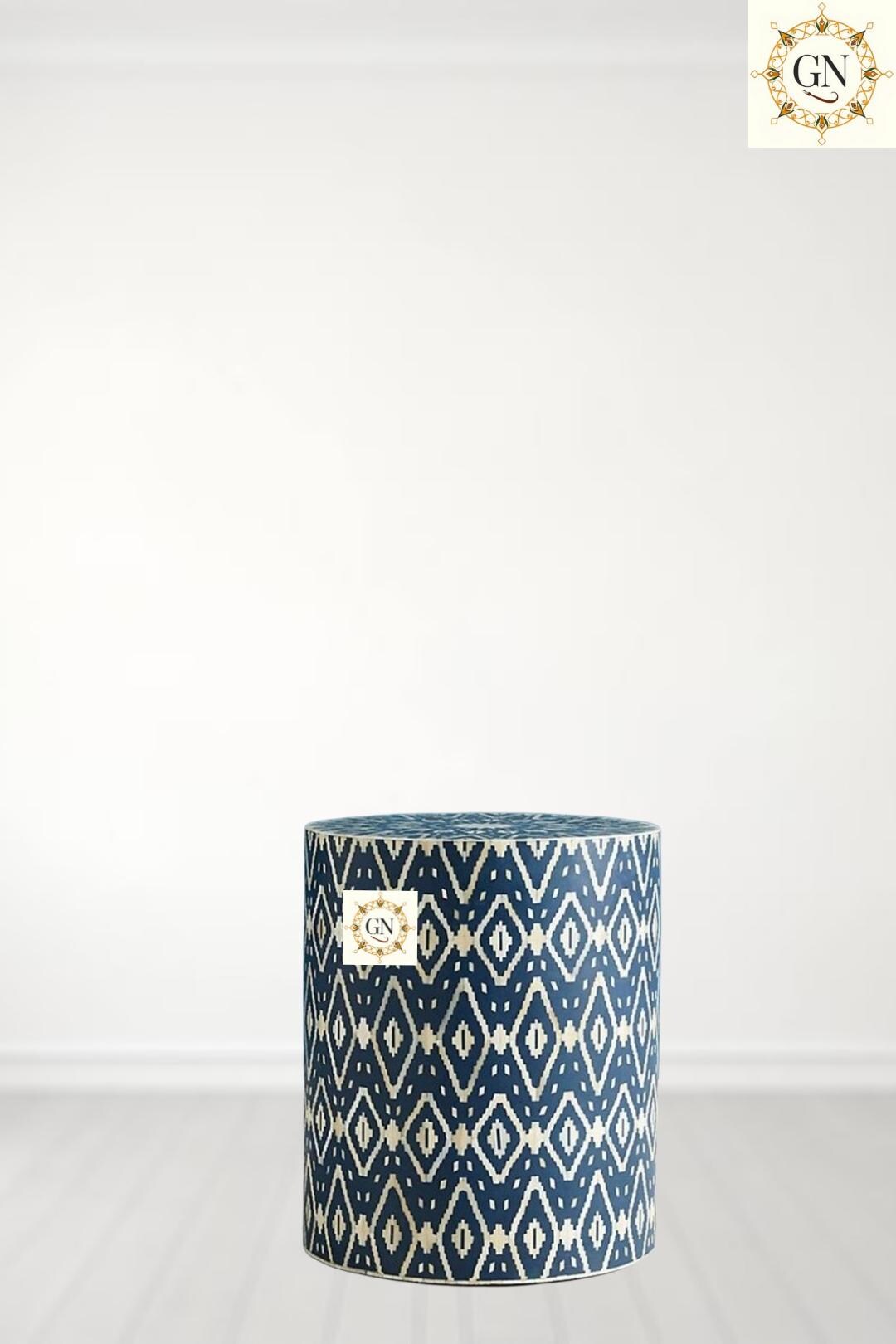 Handmade Antique Bone Inlay End Table for Classic Interiors Bone Inlay ...