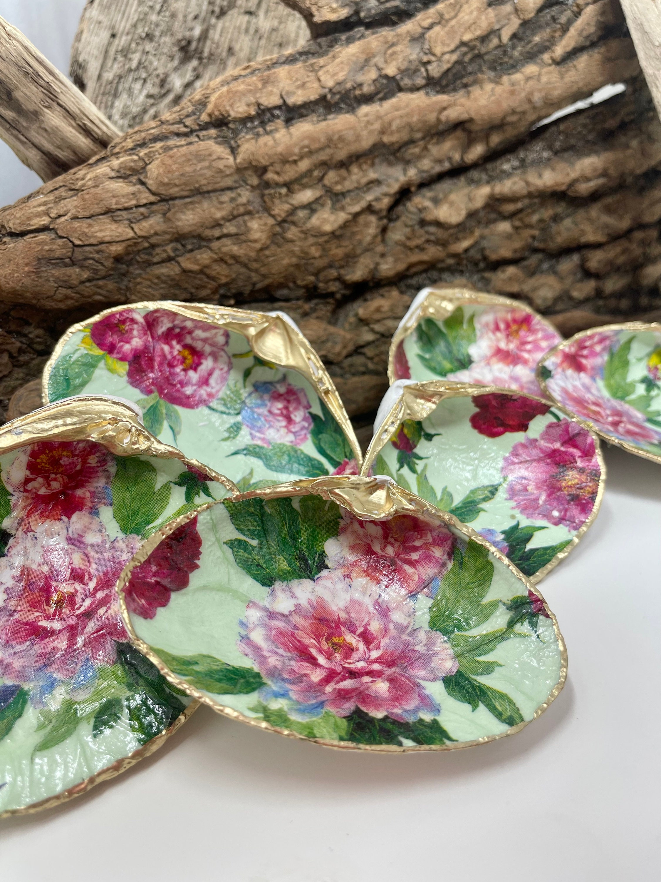 Decoupaged Shells - Etsy