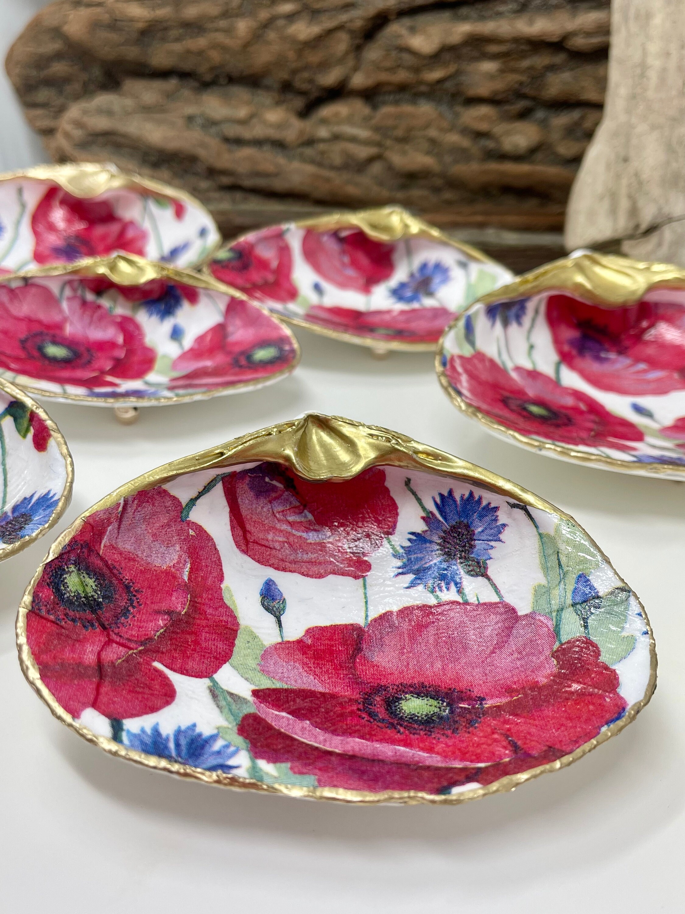 Decoupaged Shells - Etsy