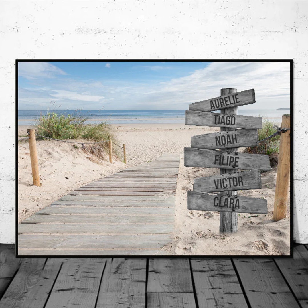 Personalized Family Poster First Names for Couple or Family Birthday ...