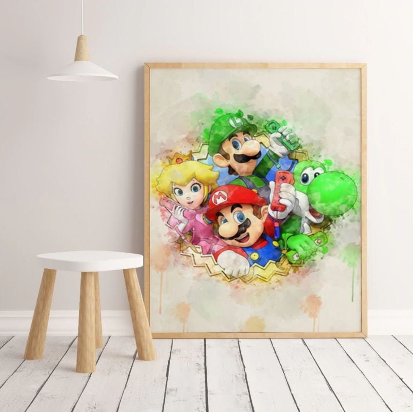 Mario Posters - Poster Room Baby Garcon Girl Child - Home Interior ...