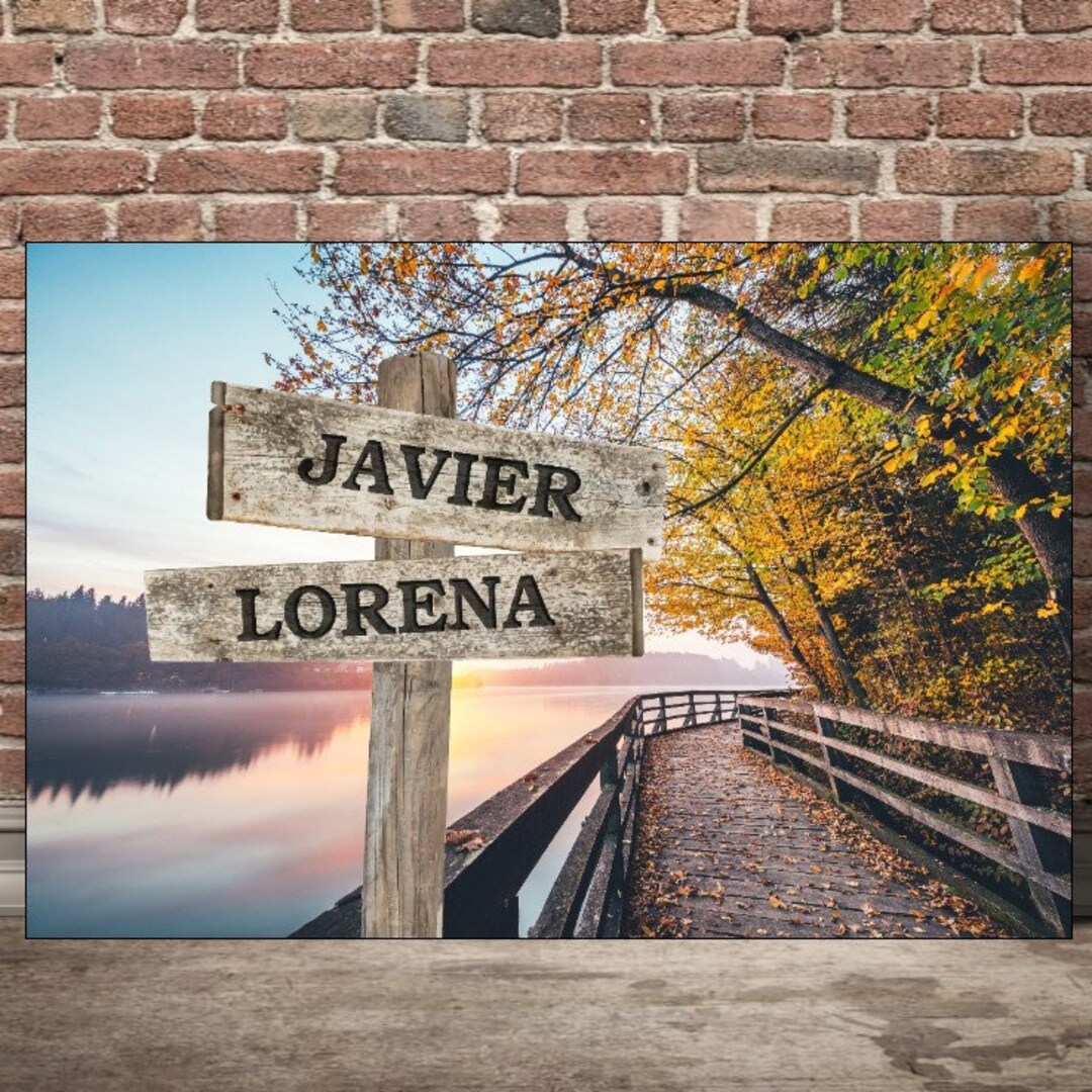 Personalized Family Poster First Names for Couple or Family Birthday ...