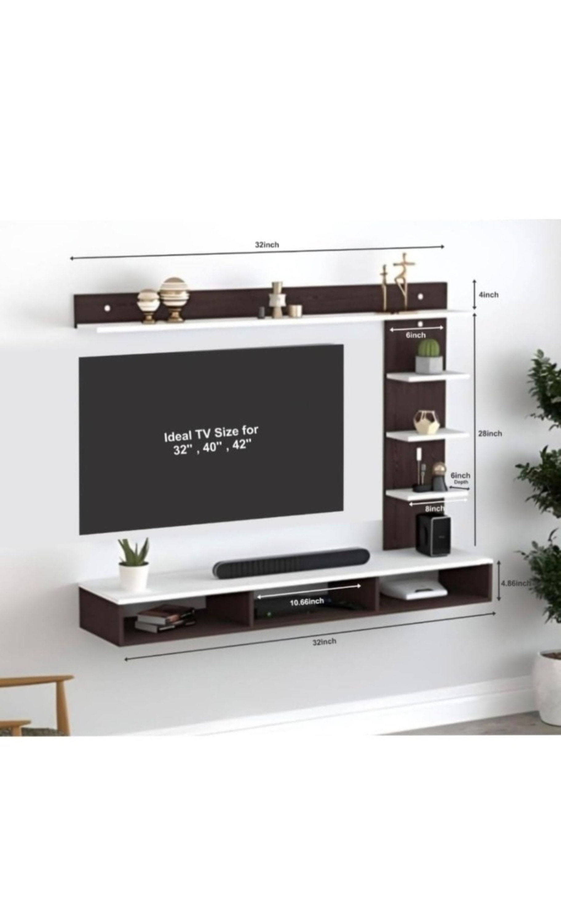 Wooden Wall Mounted TV Unit TV Cabinet for Wall TV Stand for - Etsy ...