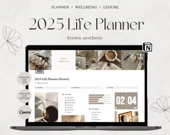 2025 Notion Life Planner, Aesthetic Girl Notion Template, It Girl, All in One Notion Planner ...