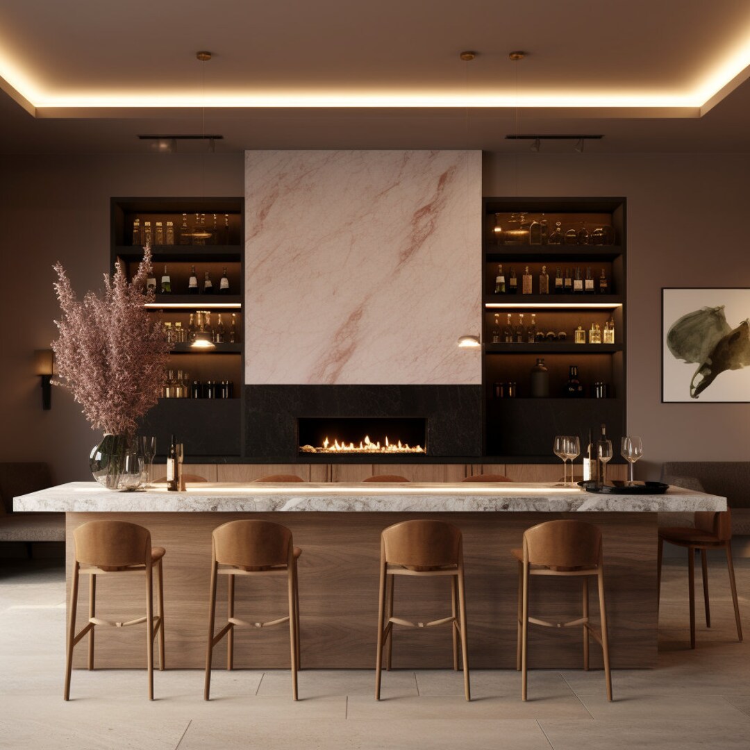 Bordeaux Modern Minimal Wine Tones Interior Moodboard in Wine Red Tones ...