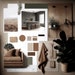 Neutral Style Interior Design Moodboard Template Digital Print Neutral ...